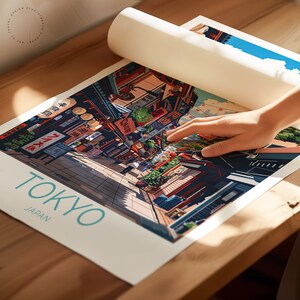 Tokyo Poster Print, Japan Tokyo Wall Art Decor, Japanese City Poster ...