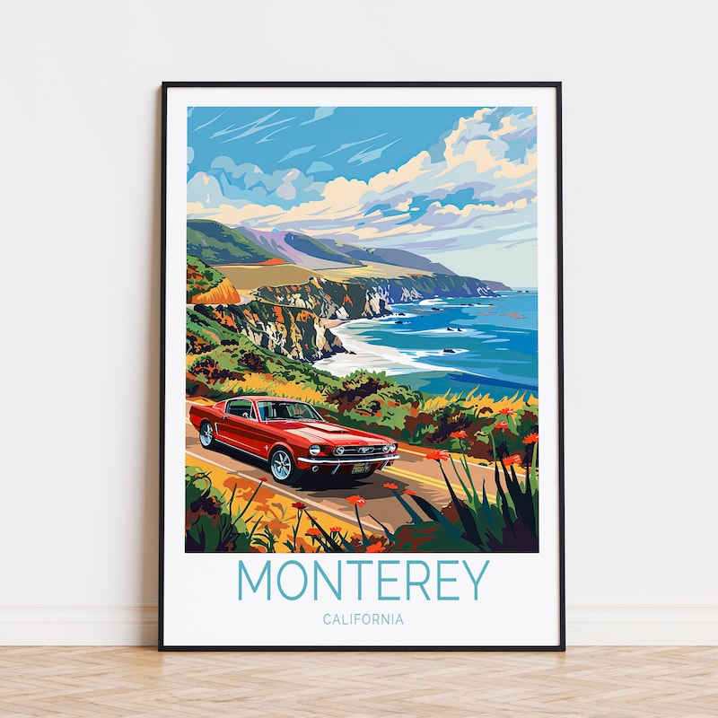 Monterey Art Illustration - Etsy UK
