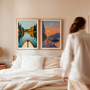 Lake Conroe Texas Travel Poster, Texas Wall Art, Lake Conroe Print ...