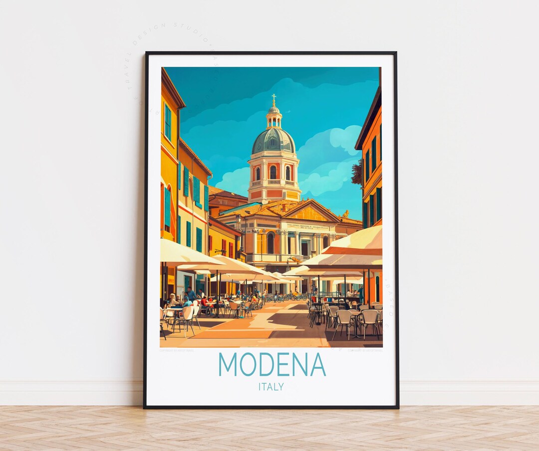 Modena Italy Travel Poster, Italy Wall Art, Modena Italy Print ...