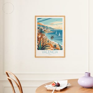 Valencia Travel Poster, Spain Print, Spain Valencia Travel Gifts, Home ...