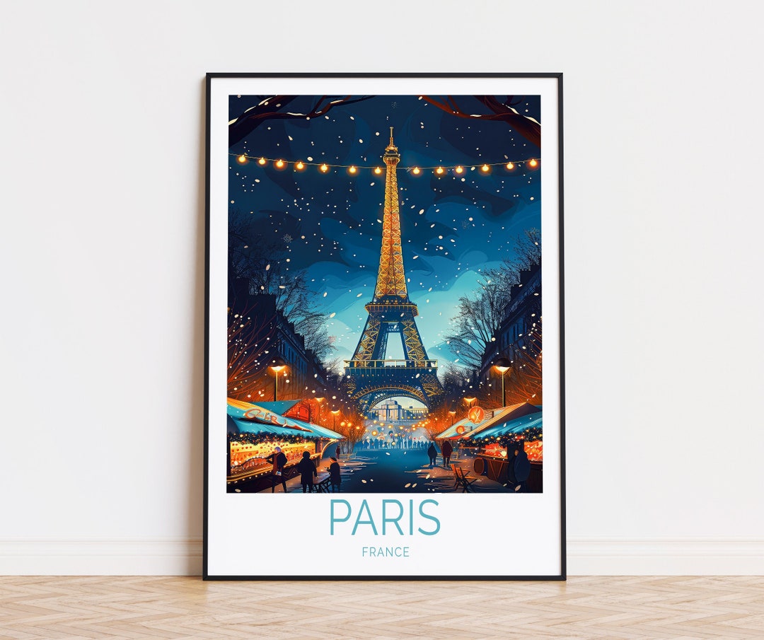Paris Travel Poster, Paris Wall Art, Travel Poster, France Paris Wall ...