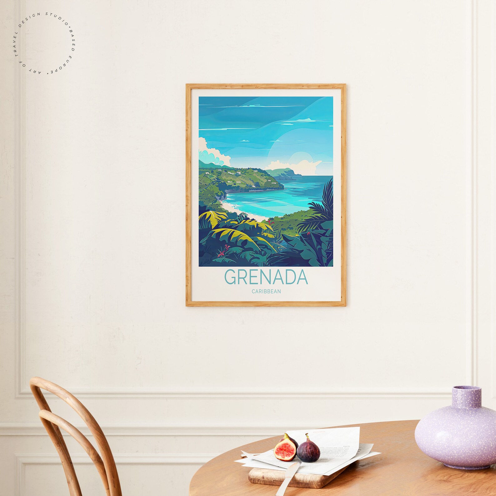 Grenada Caribbean Travel Poster, Caribbean Wall Art, Forest Park Poster ...