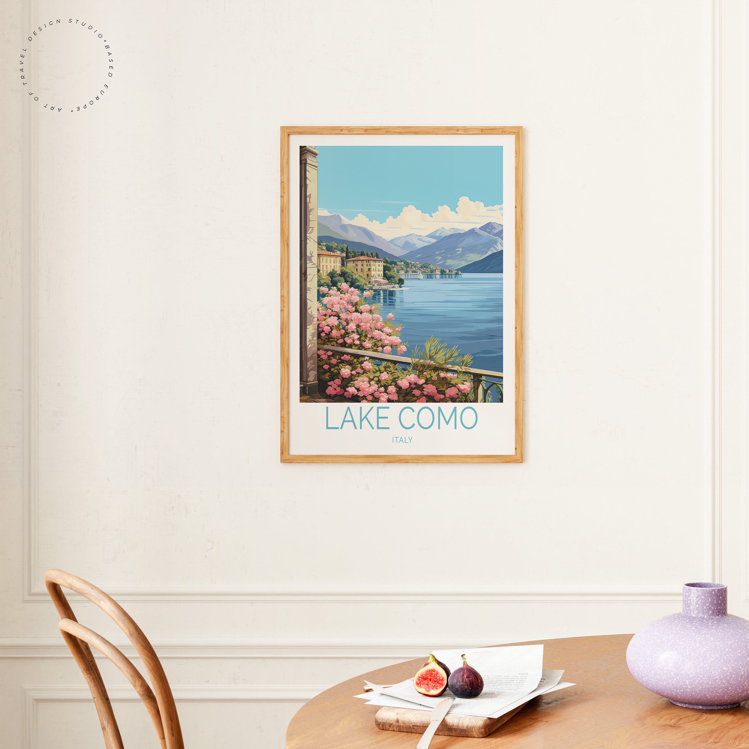 Lake Como Poster, Lake Como Italy Wall Art, Italy City Print, Italy ...