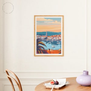 Santander Spain Travel Print, Spain City Wall Art Poster, Santander ...