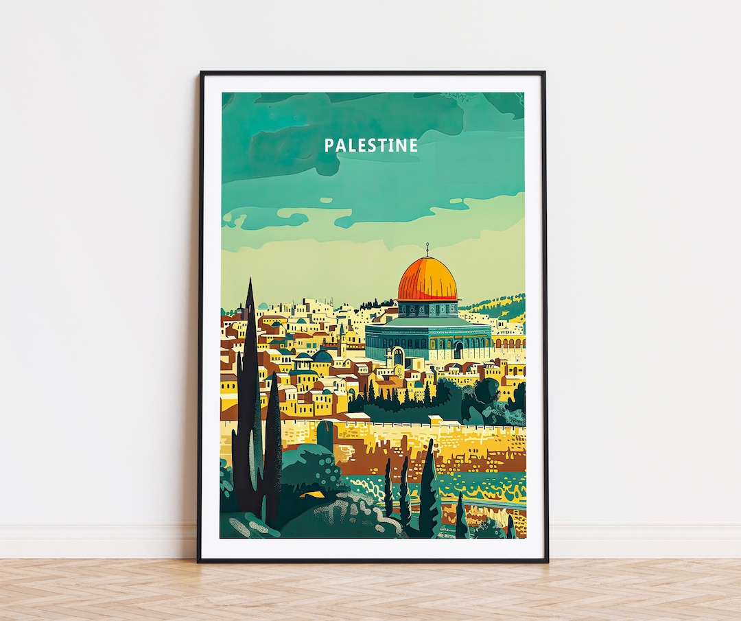 Palestine Print, Palestine Travel Poster, Palestine Wall Art Decor ...