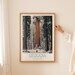 Sequoia National Park Poster, Sequoia Wall Art, National Park Print ...