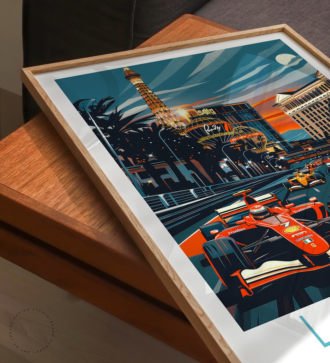 Las Vegas Travel Poster, Las Vegas Nevada Wall Art, USA Custom Travel ...