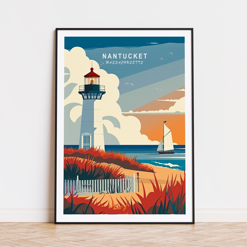 Nantucket Poster - Etsy