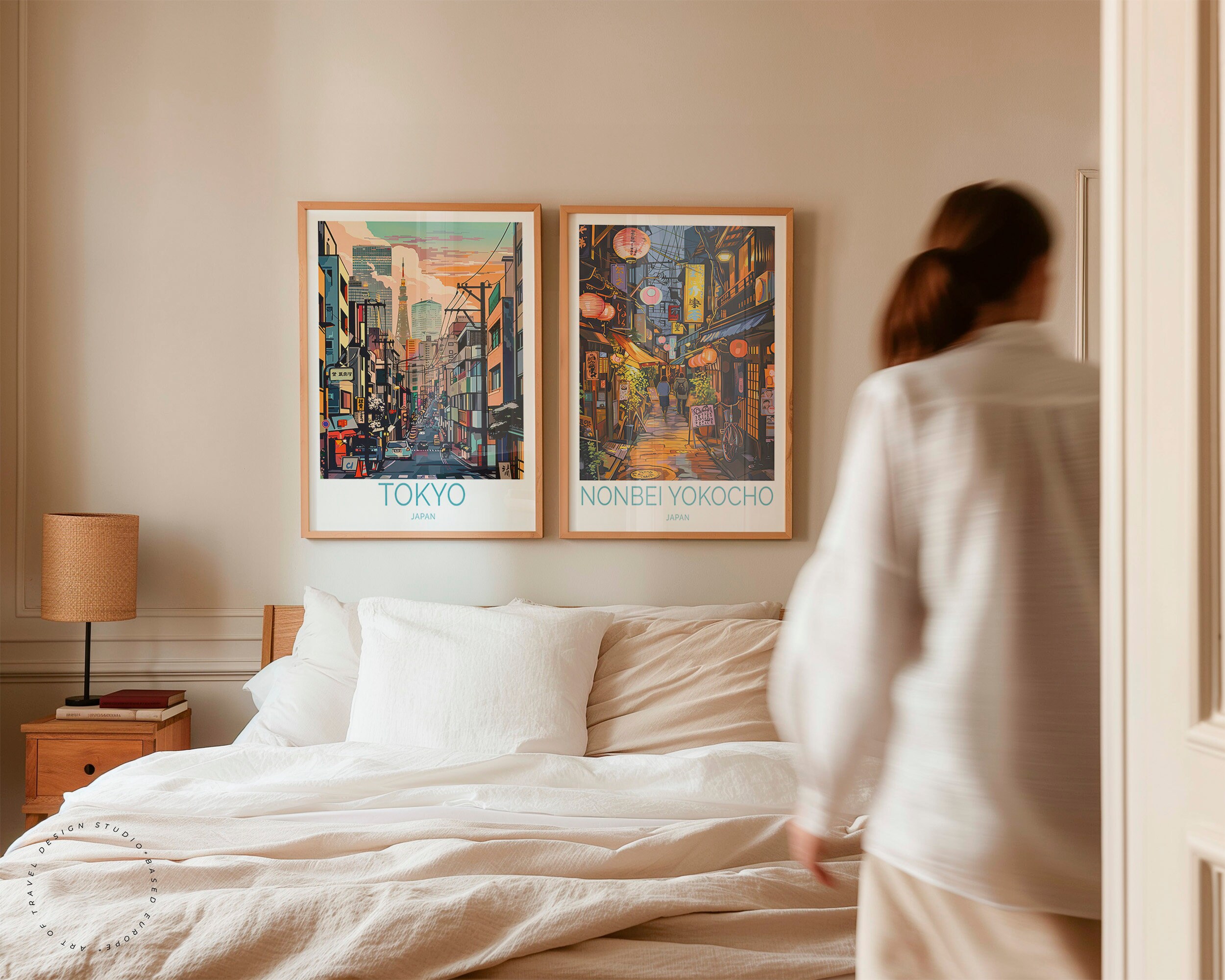 Tokyo Japan Travel Poster, Japan City Wall Art, Japanese Decor, Tokyo ...