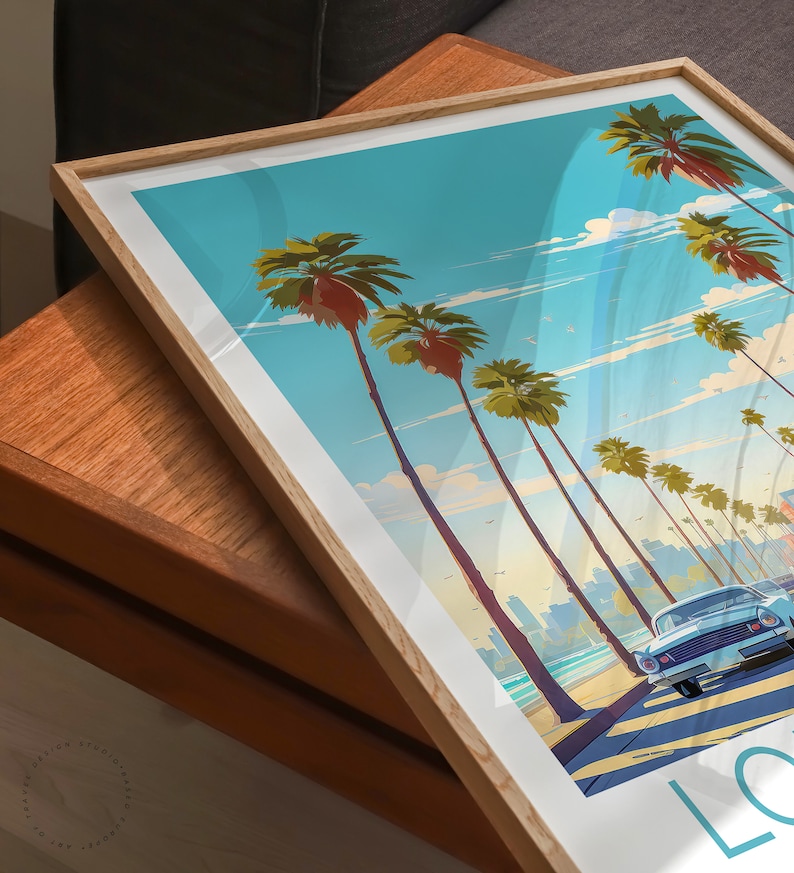 Long Beach Poster, Long Beach California Wall Art, California City ...
