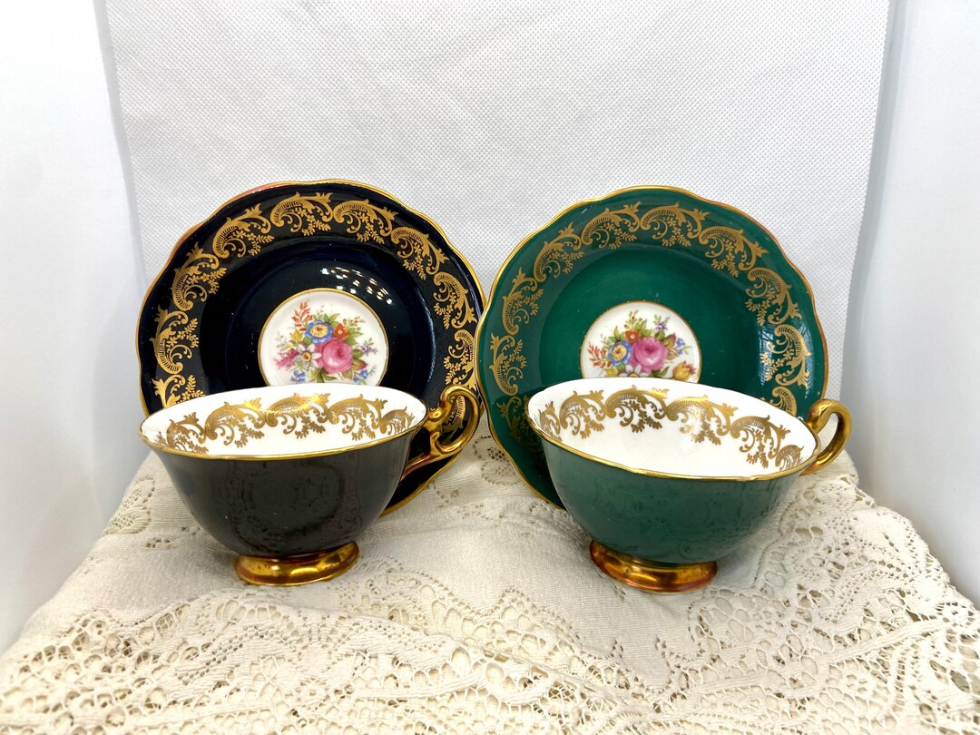 Foley Teacup Sets Pair Made in England Vintage Tea Cups and - Etsy