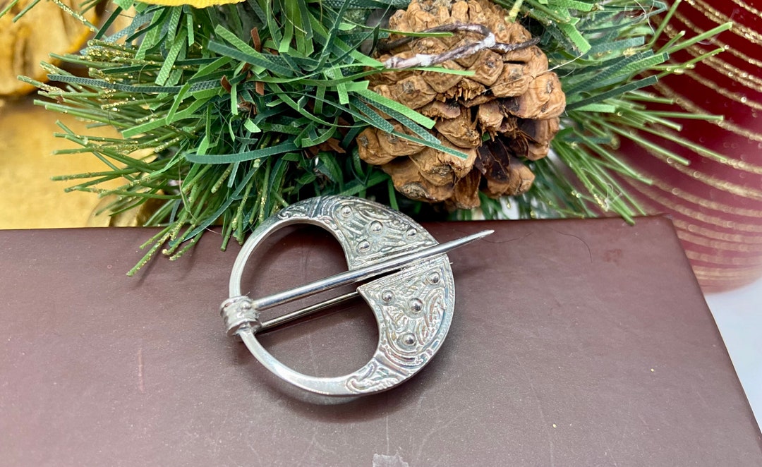 Vintage Celtic Viking Hallmarked Sterling Silver Brooch Pin - Etsy