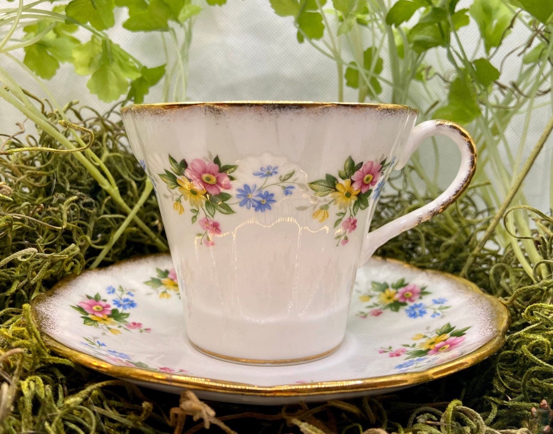 Stratford Spring Floral Teacup Set - Etsy