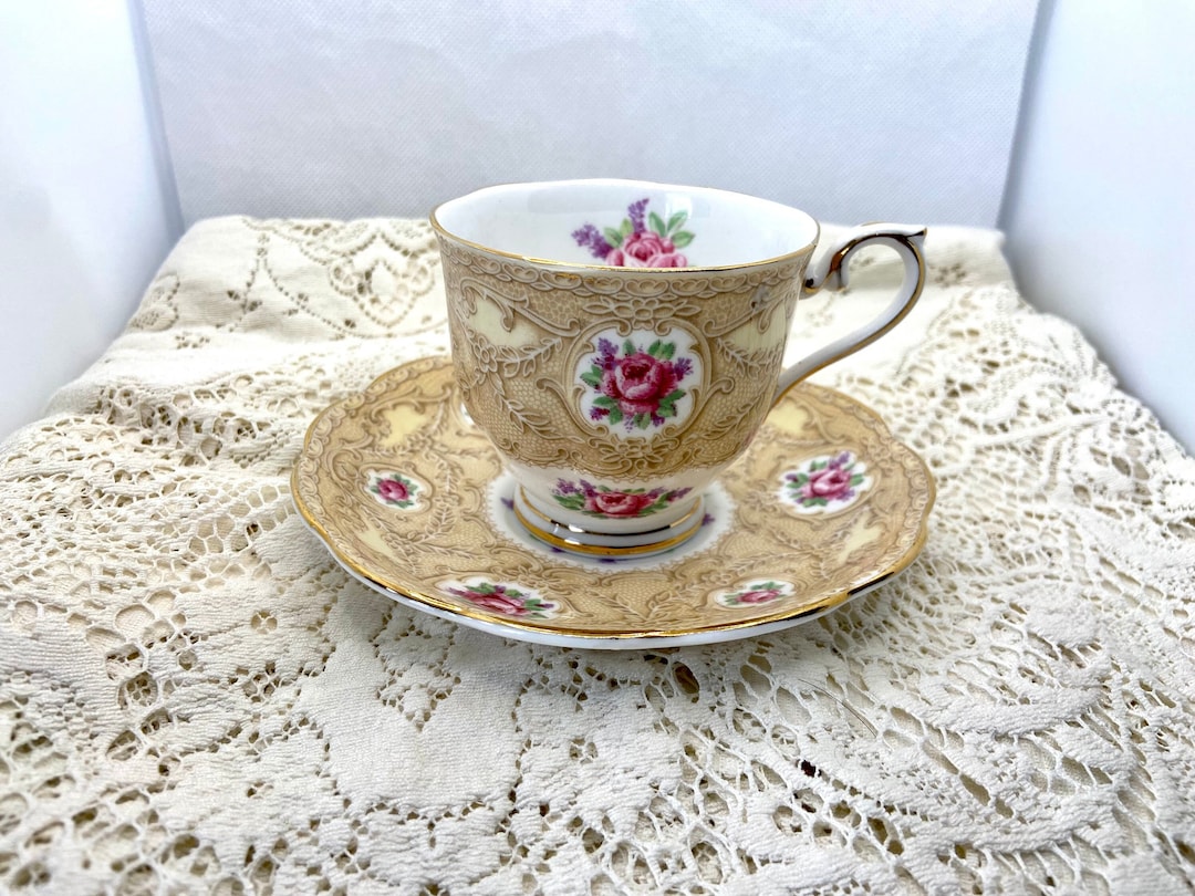 Royal Albert “devonshire Lace” Teacup Set Made in England Tea Cup and ...