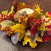 Small Candle Ring, Fall Candle Ring, Small Wreath, Table Decoration ...