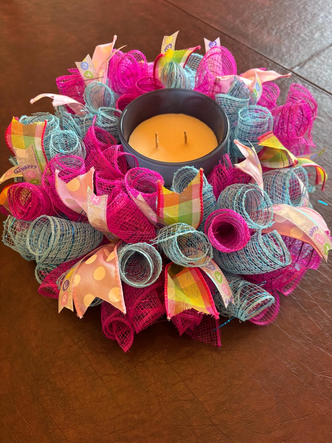 Small Candle Ring, Small Wreath, Table Decoration, All Season ...