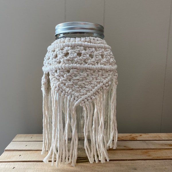 Macrame Jars - Etsy