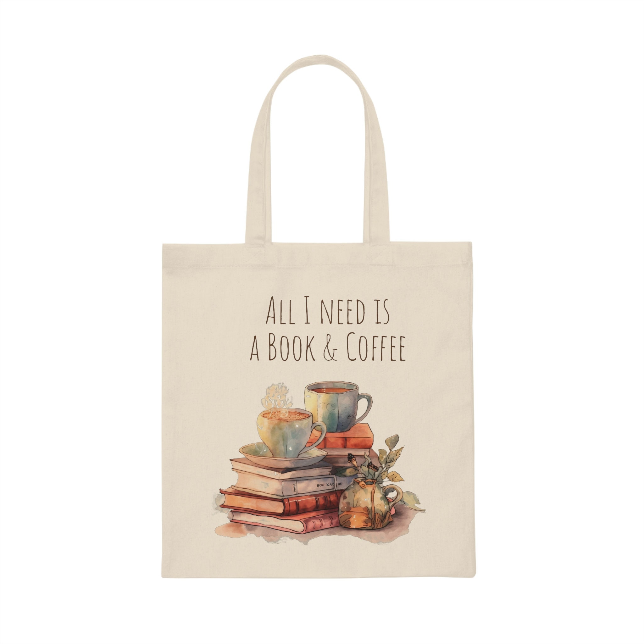 Canvas Tote Bag Book Bag for Textbook Bag for Personal Items - Etsy