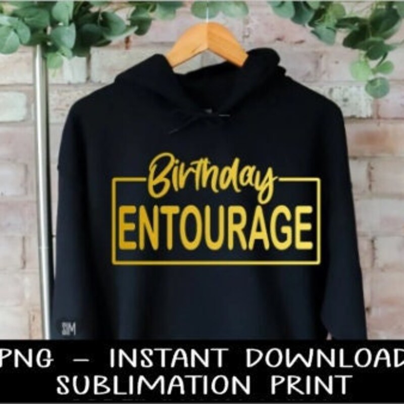 Birthday Entourage - Etsy