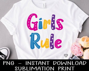 Girls Rule Png - Etsy