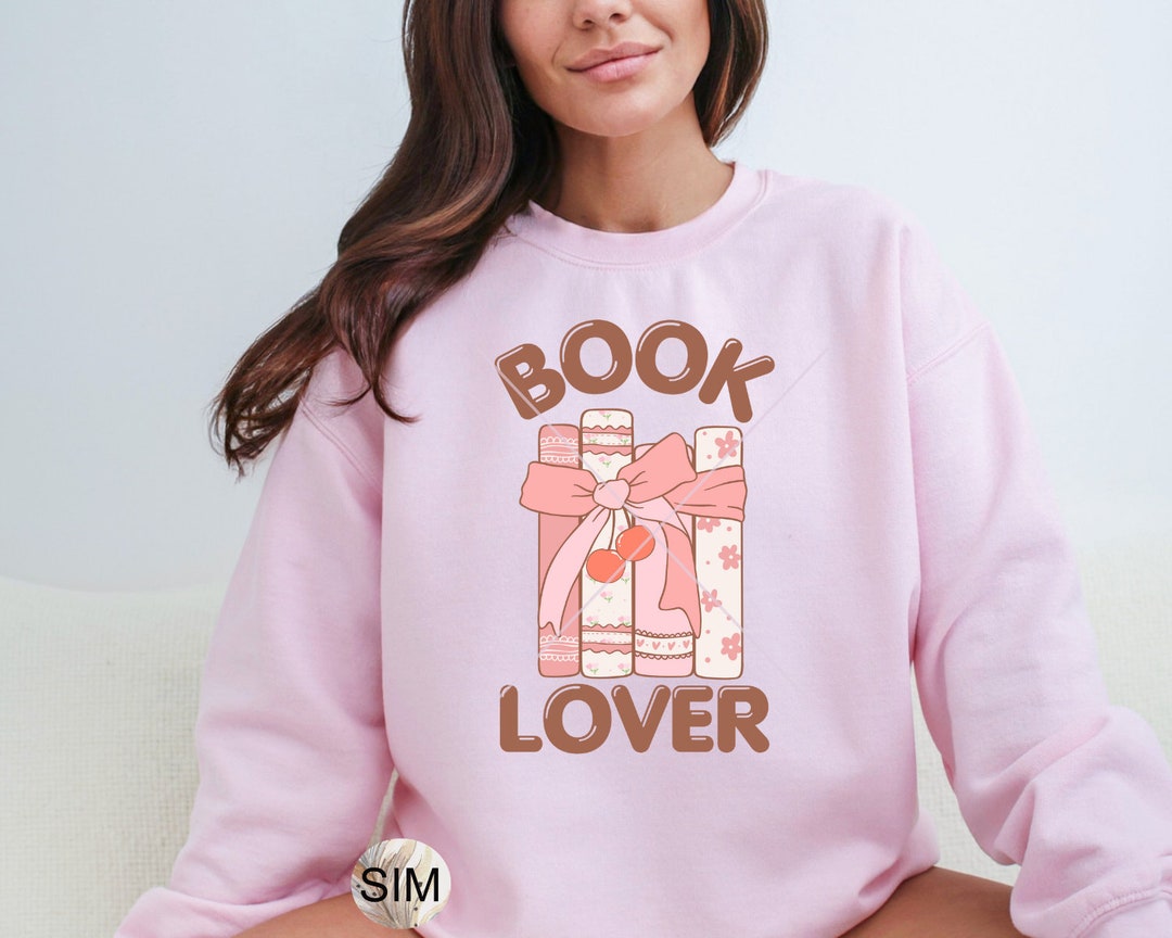 Book Lover Coquette Bow PNG File, Reading Books Coquette Bow PNG ...