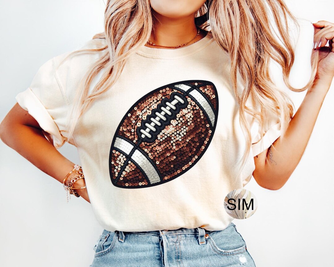 Sequin Football PNG File, Sequined Football PNG, Football PNG ...