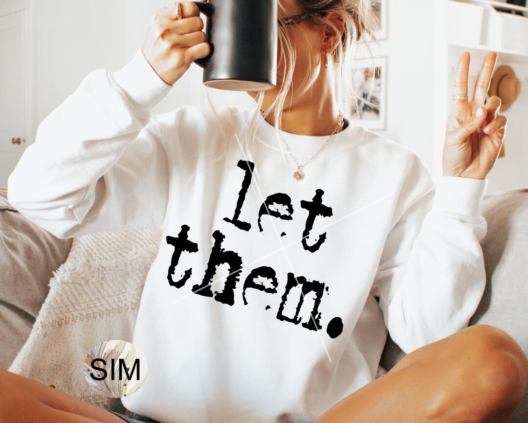 Let Them PNG, Distressed Typewriter Letters PNG, Grunge Typewriter ...