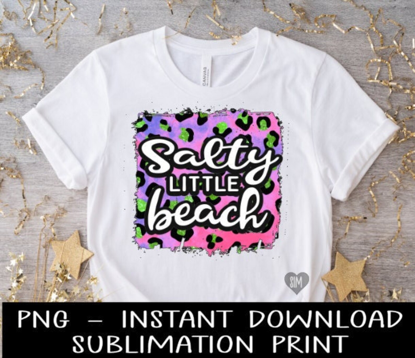 Salty Little Beach PNG File Sublimation Design Sublimation - Etsy