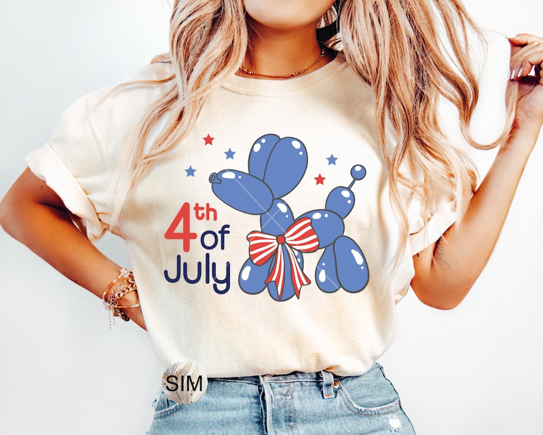 4th of July PNG, Fourth of July PNG, Cola, Coquette Bow, Balloon Animal ...
