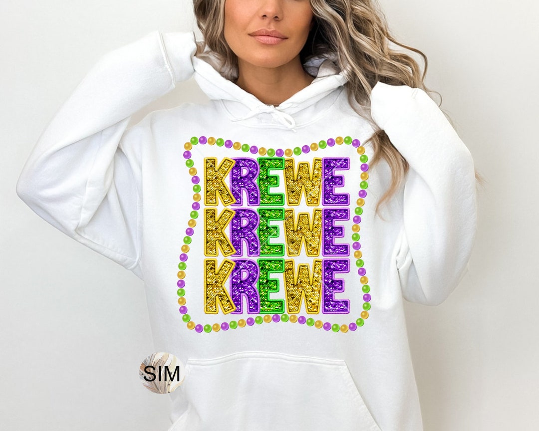 Mardi Gras Krewe PNG File, Mardi Gras Faux Sequin Letters Png ...