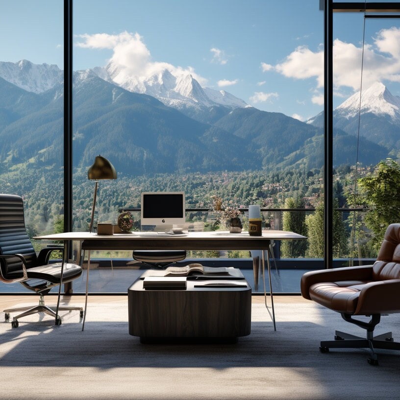 Mountain Zoom Background 5 Piece Bundle - Realistic Backdrop - MS Team ...