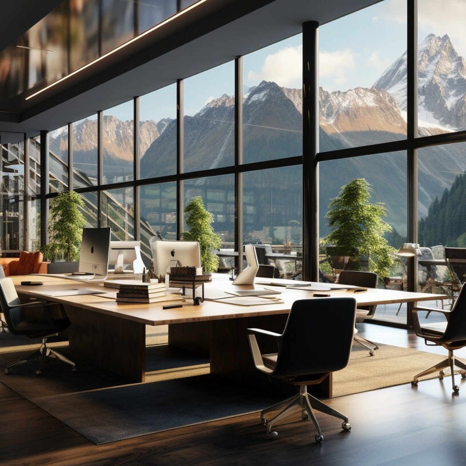 Mountain Zoom Background 5 Piece Bundle - Realistic Backdrop - MS Team ...