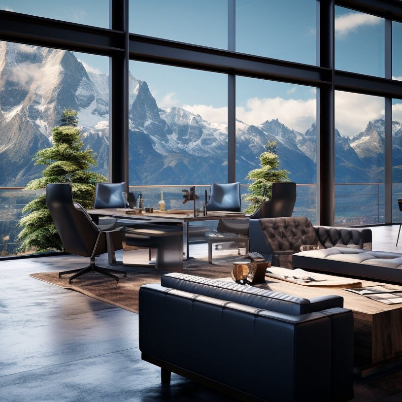 Mountain Zoom Background 5 Piece Bundle - Realistic Backdrop - MS Team ...