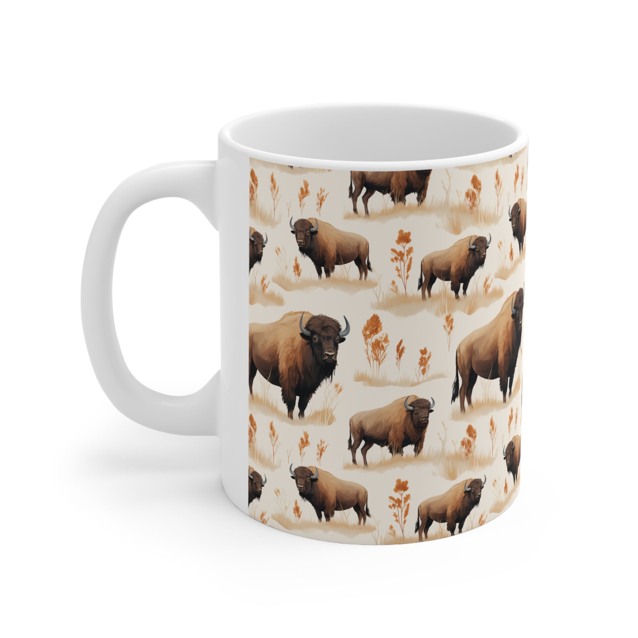 Bison Mug Buffalo Mug Bison Lover Gift Gift for Hunter Buffalo Lover ...