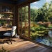 Zoom Virtual Back - Bookcase Zoom Back - Garden Zoom Back - Virtual ...