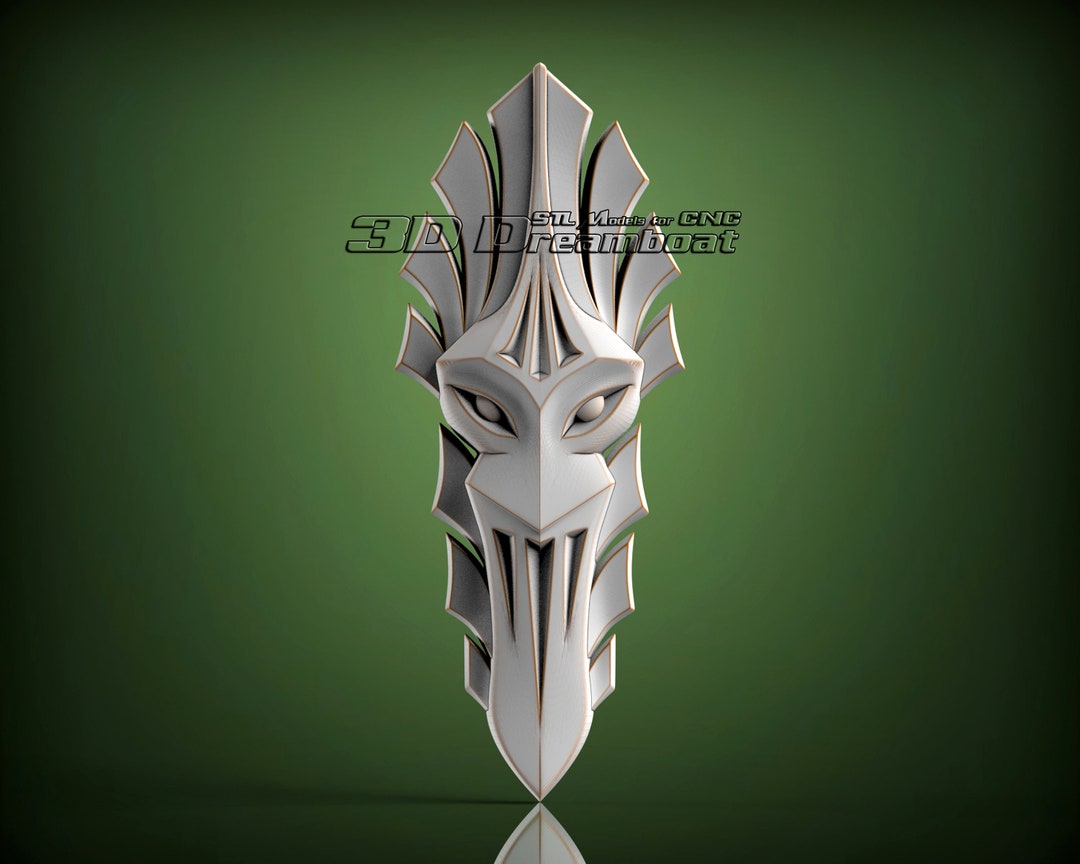 Totem, 3d STL Model for CNC Router, Artcam, Vetric, Engraver, Relief ...