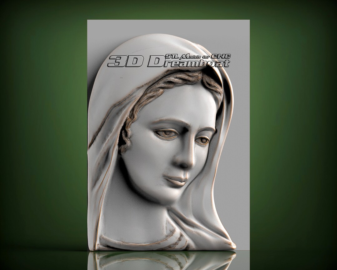 Santa Maria, 3d STL Model for CNC Router, Artcam, Vetric, Engraver ...