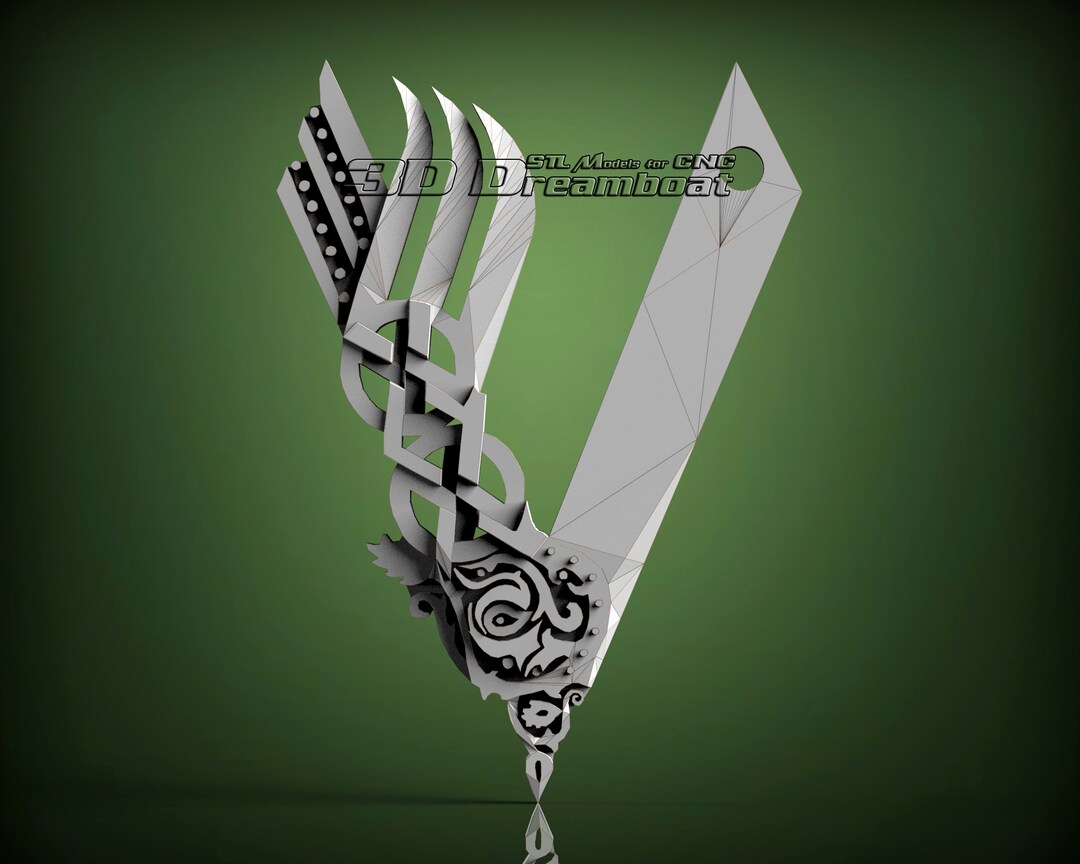 Vikings, 3d STL Model for CNC Router, Artcam, Vetric, Engraver, Relief ...