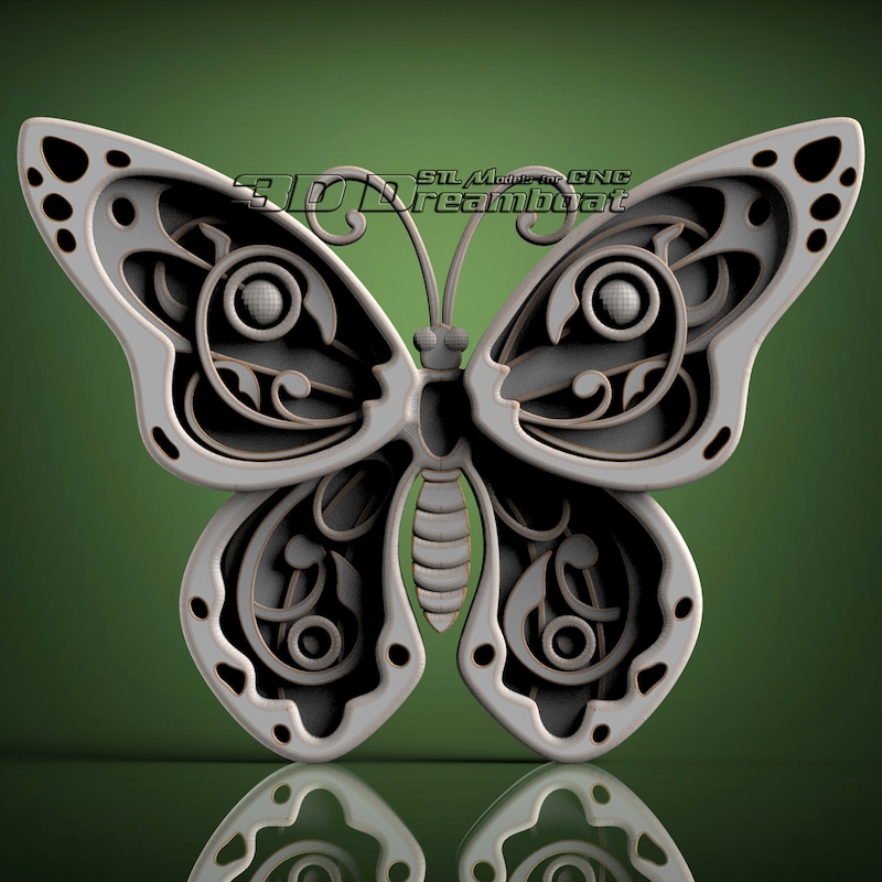 3d Butterfly Art - Etsy