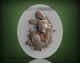 Rabbit 3d Cnc - Etsy