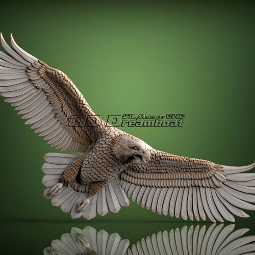 Eagle Pilot 3D Stl Model 10284 for CNC Router Engraver - Etsy