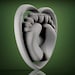 Baby Foot, 3d STL Model for CNC Router, Artcam, Vetric, Engraver ...