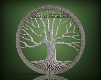 Tree of Life 3D STL Model for Cnc Users CNC Router Engraver - Etsy