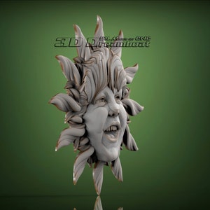 Sun Face, 3d STL Model for CNC Router, Artcam, Vetric, Engraver, Relief ...