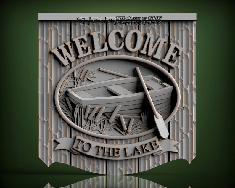 Welcome to the Lake 3d STL Model for CNC Router Artcam - Etsy