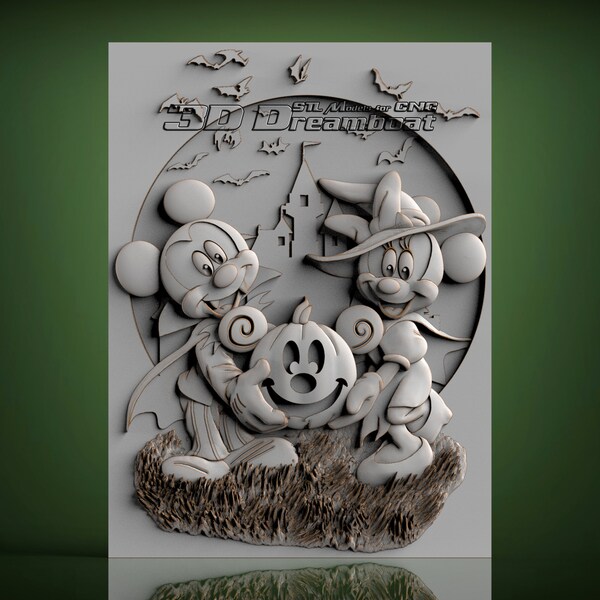 3d Minnie Mouse Cnc - Etsy
