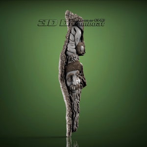 Santa, 3d STL Model for CNC Router, Artcam, Vetric, Engraver, Relief ...