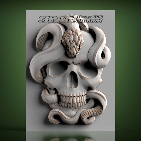 3d Printed Snake Skull - Etsy