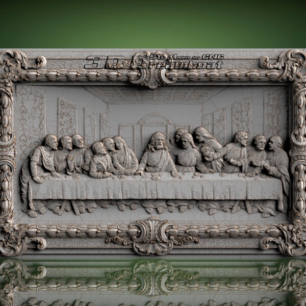 Last Supper Stl - Etsy